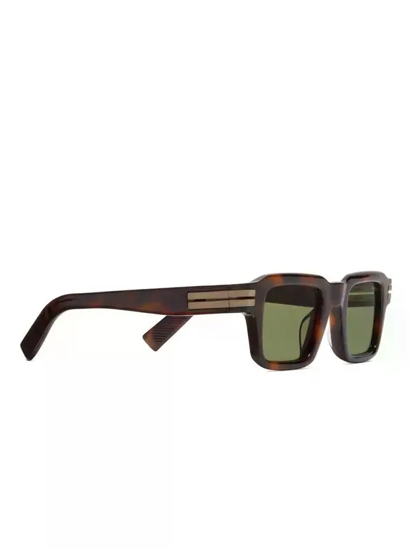Zegna Square-frame Sunglasses
