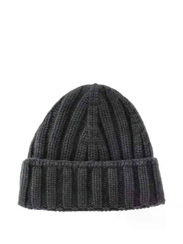 LA ROSE Ribbed Beanie - Grey