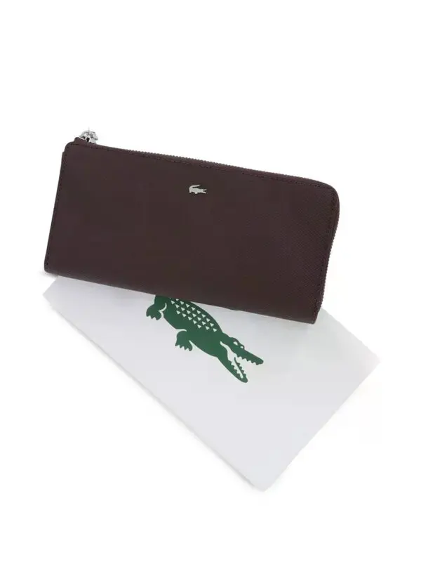 Lacoste Logo-plaque Zipped Wallet