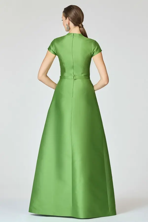 Sachin & Babi Embellished Mikado A-line Gown