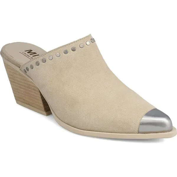 Mia Dixie Cap Toe Mule - Sand