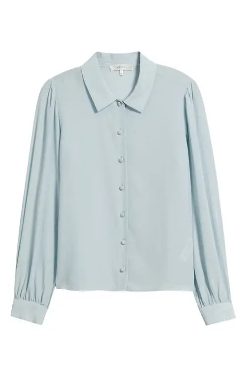 FRAME Staple Silk Button-up Shirt - Sky Blue