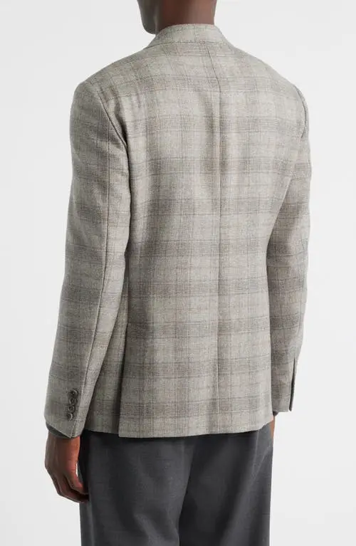 Vince Icon Relaxed-fit Glen Check Brushed Wool Sport Coat