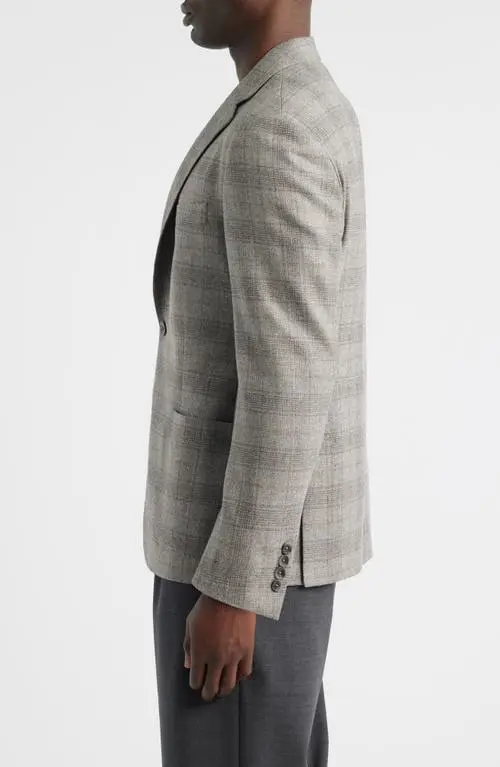 Vince Icon Relaxed-fit Glen Check Brushed Wool Sport Coat