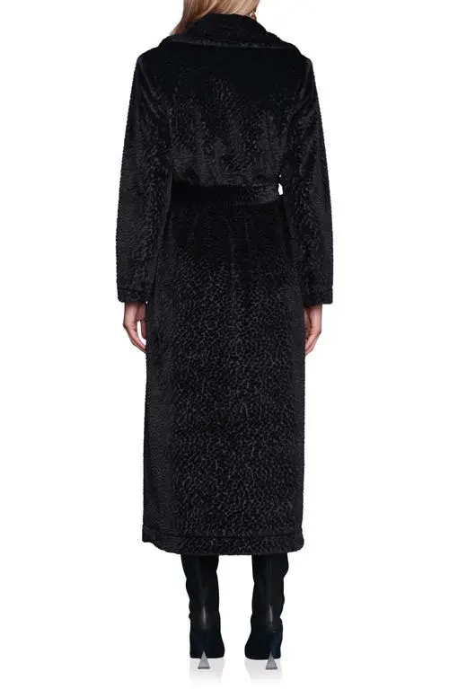 Avec Les Filles Faux Shearling Maxi Coat