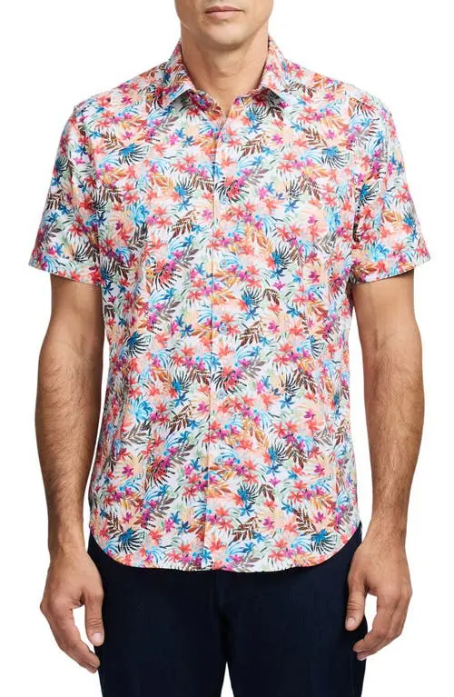 Robert Graham Escape Short Sleeve Button-up Shirt
