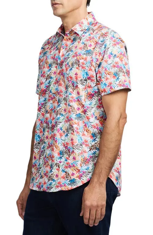 Robert Graham Escape Short Sleeve Button-up Shirt