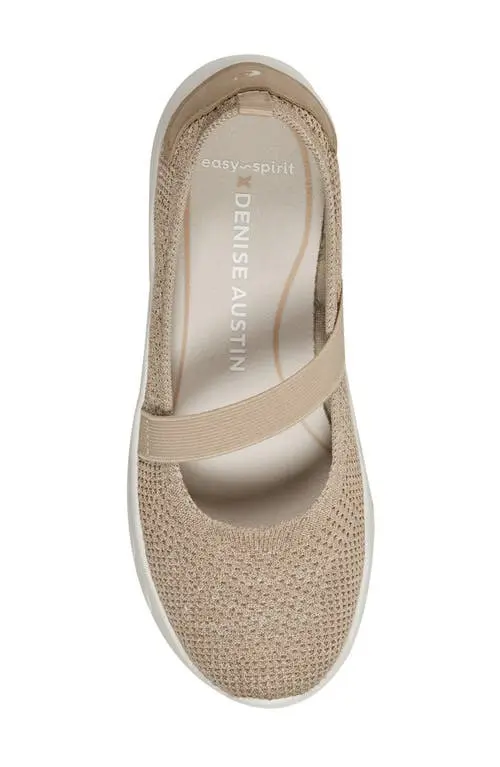 Easy Spirit Varun Knit Mary Jane Sneaker - Gold