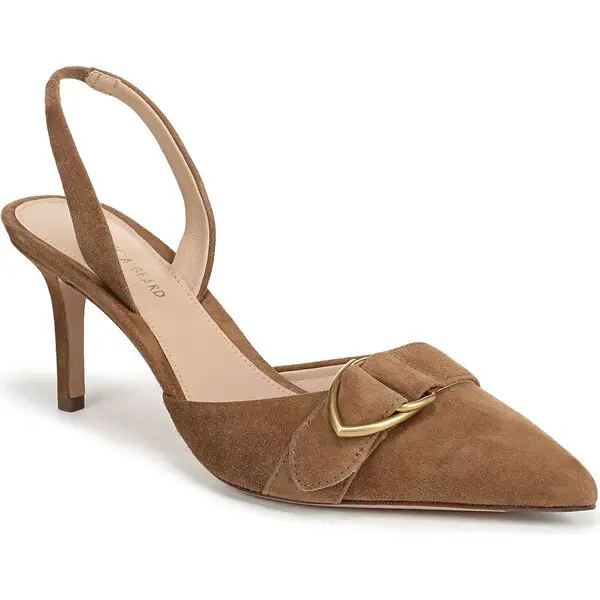 Veronica Beard Loralyn Slingback Pumps - Chestnut