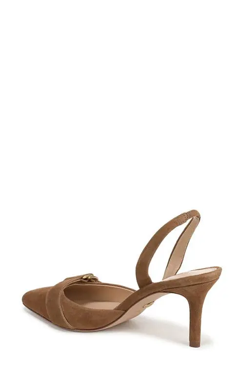 Veronica Beard Loralyn Slingback Pumps - Chestnut
