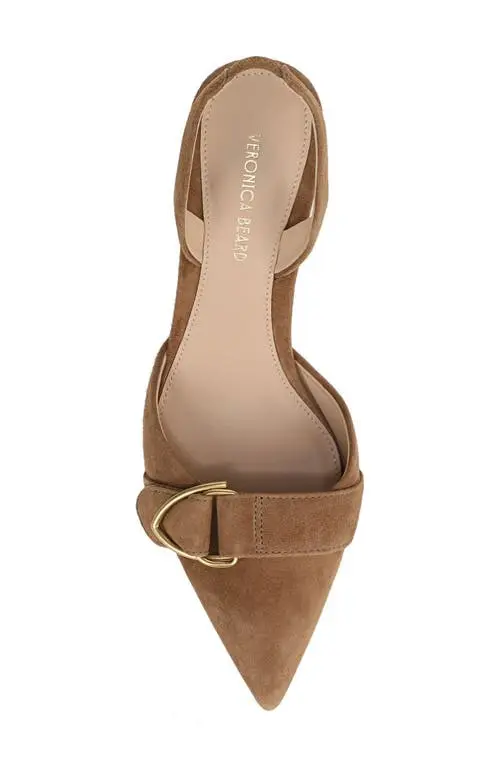 Veronica Beard Loralyn Slingback Pumps - Chestnut