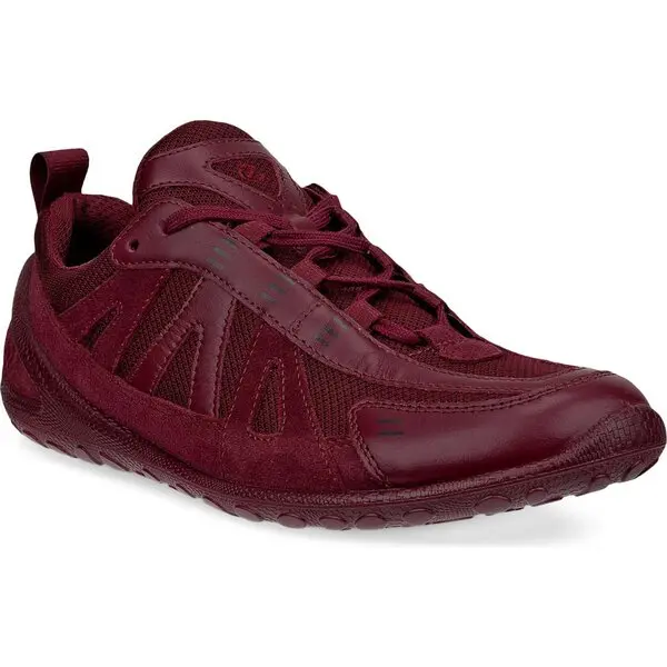 Ecco Biom Lite Lace-up Sneakers - Dark Ruby