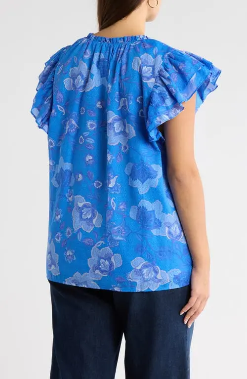 SUGARLIPS Selma Floral Ruffle Top