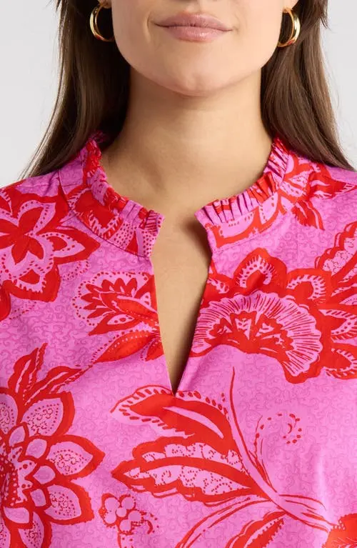 SUGARLIPS Weirly Floral Print Top