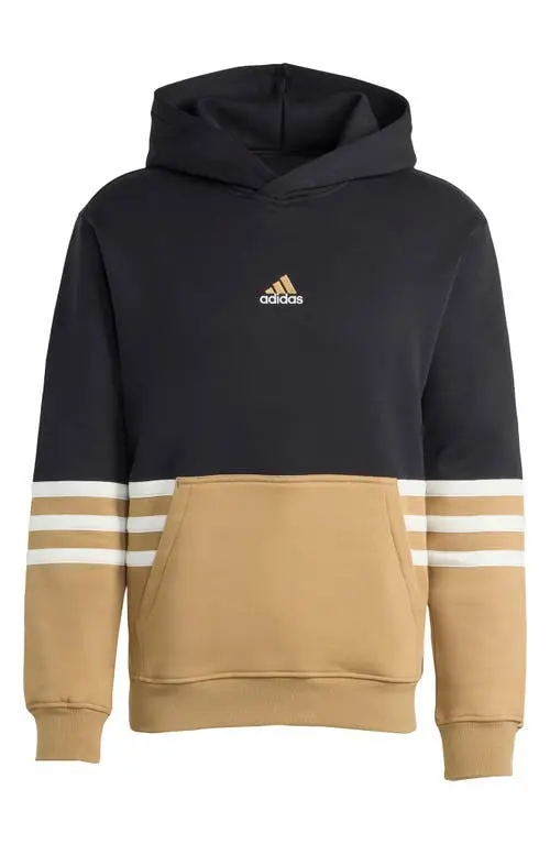 Adidas Archive Colorblock Hoodie - Black/cardboard