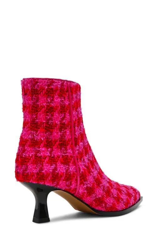 Betsey Johnson Louisa Pointed Toe Bootie - Fuchsia Multi