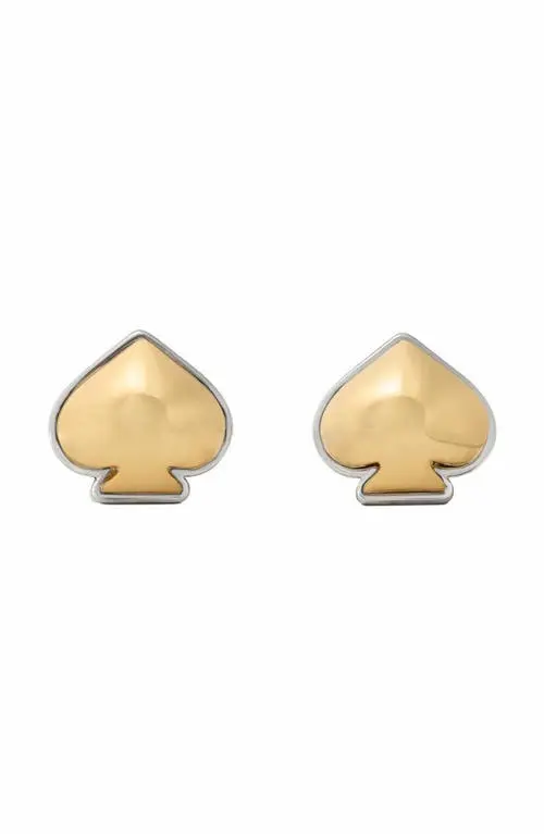 Kate Spade New York Spade Stud Earrings - Gold/silver