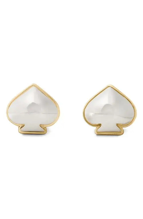 Kate Spade New York Spade Stud Earrings - Silver/gold