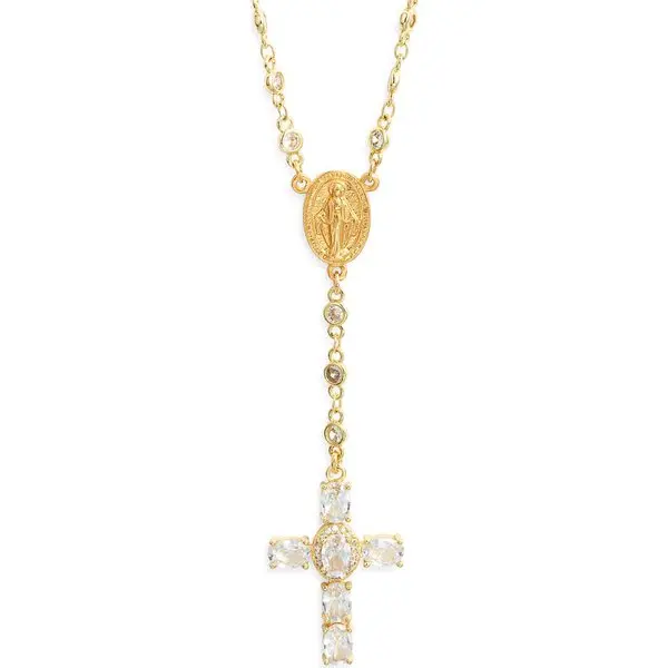 VIDAKUSH Sunday School Rosary Necklace - Gold