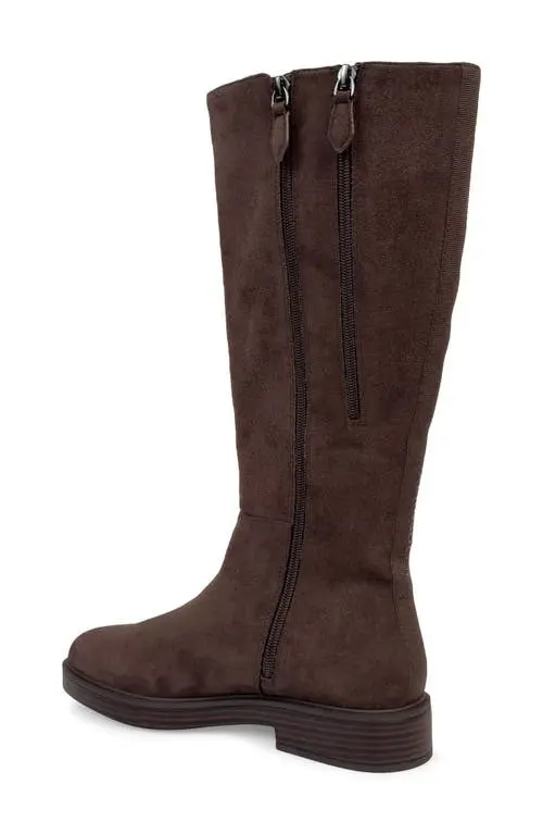 Aerosoles Prue Knee High Boots - Java Faux Suede