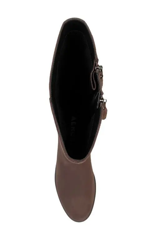 Aerosoles Prue Knee High Boots - Java Faux Suede