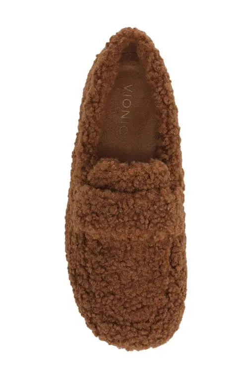 Vionic Faux Shearling Slipper - Hazelnut