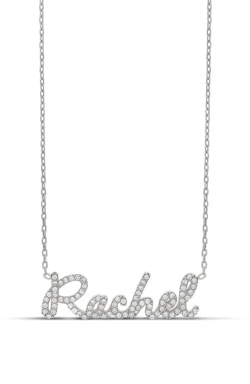 SHYMI Script Name Necklace - Silver