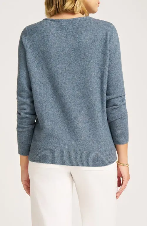 Matty M. Relaxed Fit Sweater - Dusty Blue
