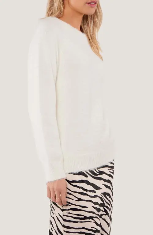 Matty M. Lexington Raglan Sleeve Sweater - Ivory