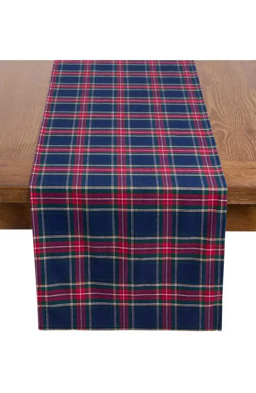 PETITE PLUME Windsor Tartan Cotton Table Runner
