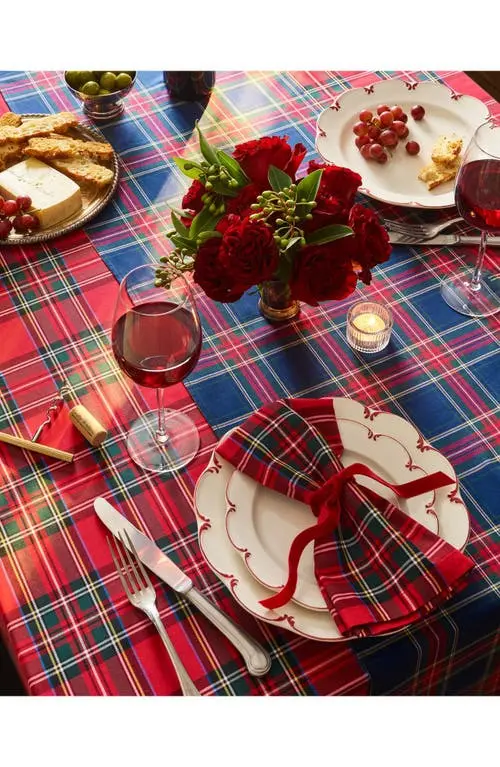 PETITE PLUME Windsor Tartan Cotton Table Runner
