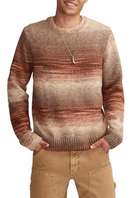 Lucky Brand Space Dye Crewneck Sweater