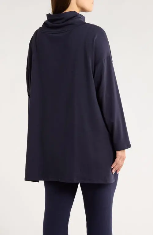 Eileen Fisher Draped Turtleneck Tunic