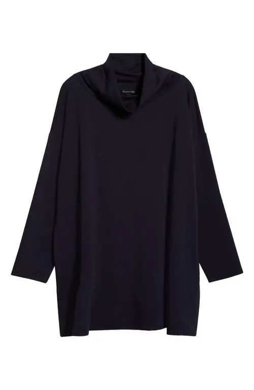 Eileen Fisher Draped Turtleneck Tunic