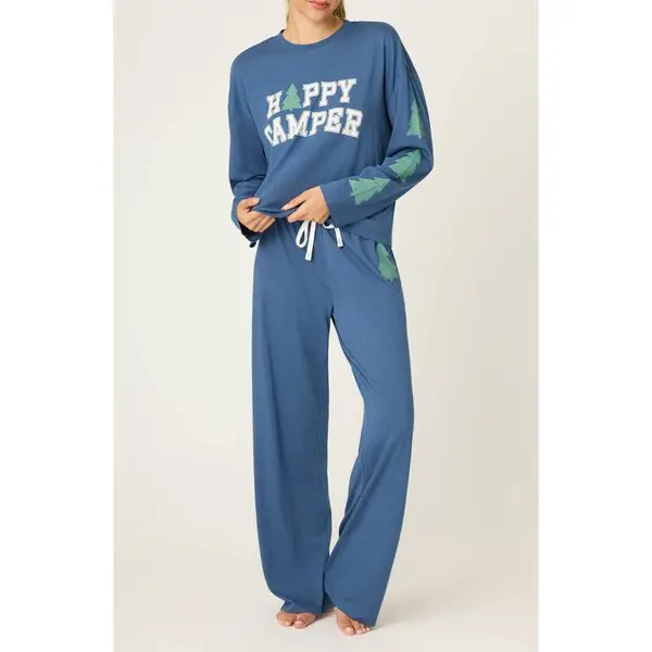 PJ Salvage Holiday Softee Pajamas - Harbor
