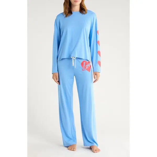 PJ Salvage Holiday Softee Pajamas - Sea