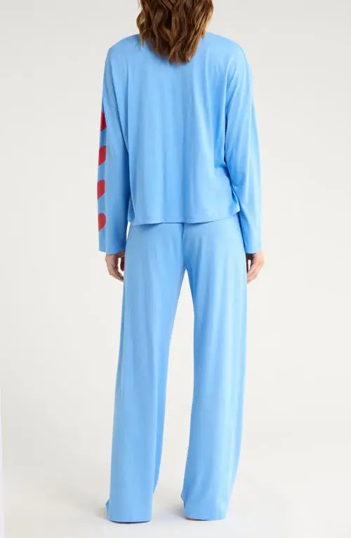PJ Salvage Holiday Softee Pajamas - Sea