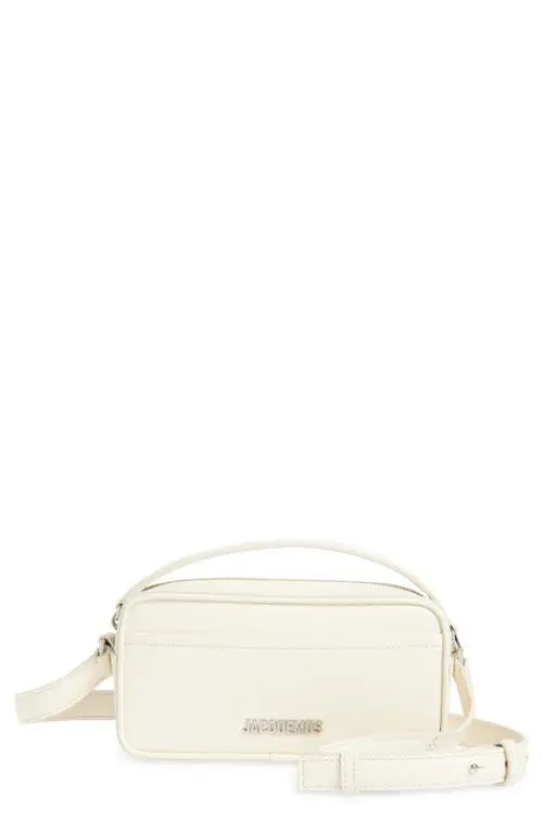 Jacquemus Le Baneto Leather Camera Bag - Light Ivory 115