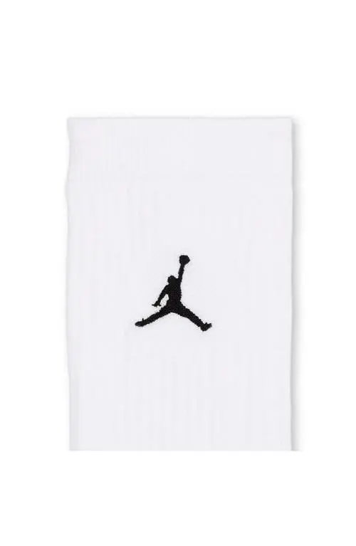 Nike Everyday 6-pack Cushioned Crew Socks - White/black