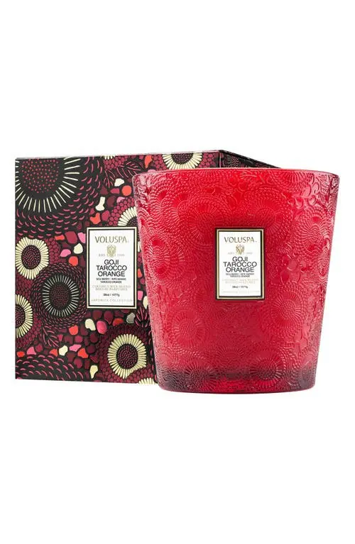 Voluspa Goji Tarocco Orange Three-wick Hearth Candle - No Color