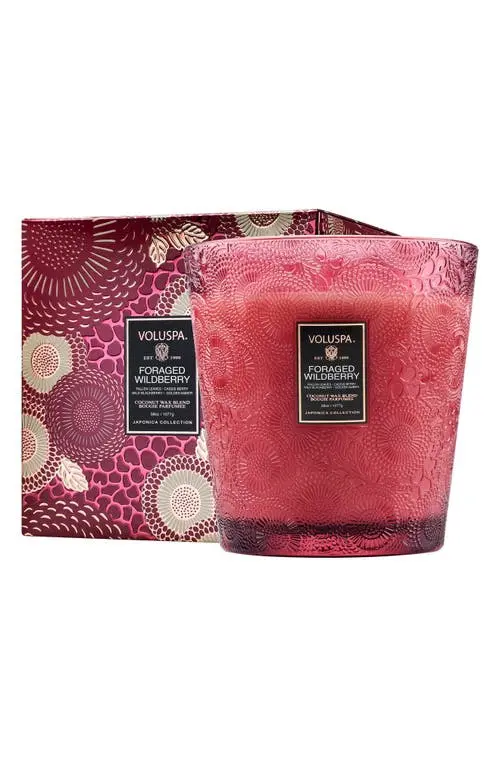 Voluspa Foraged Wildberry Three-wick Hearth Candle - No Color