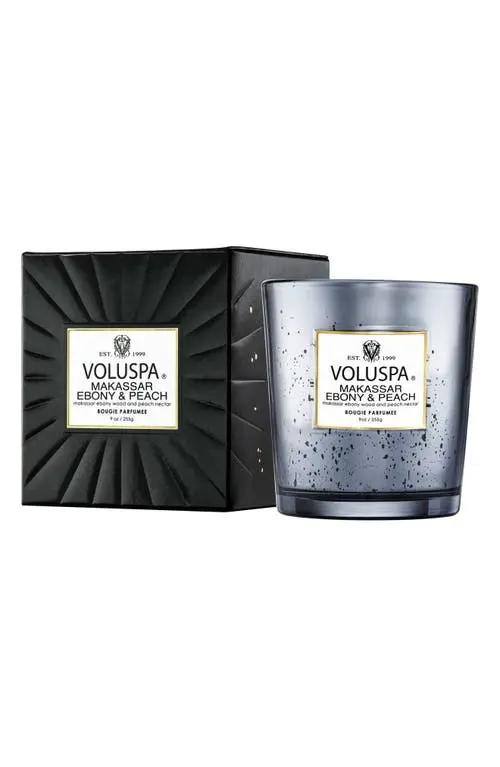 Voluspa Makassar Ebony & Peach Classic Candle - No Color