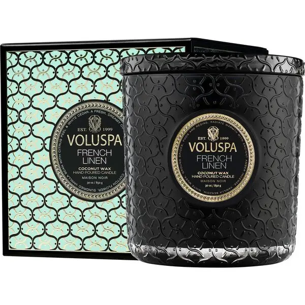 Voluspa French Linen Boxed Luxe Candle - No Color