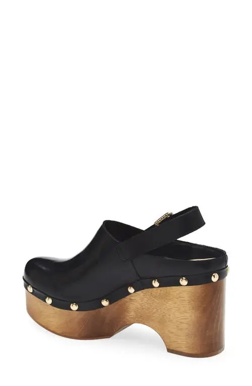 Dolce Vita Adelan Slingback Clog - Black Leather