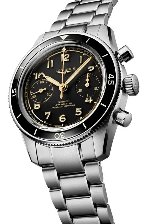 LONGINES Spirit Pilot Flyback Chronograph Bracelet Watch