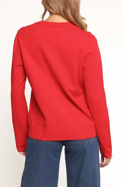 PETAL & PUP Abner Crewneck Cardigan