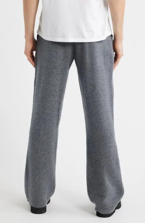 KROST Wide Leg Knit Wool Drawstring Pants