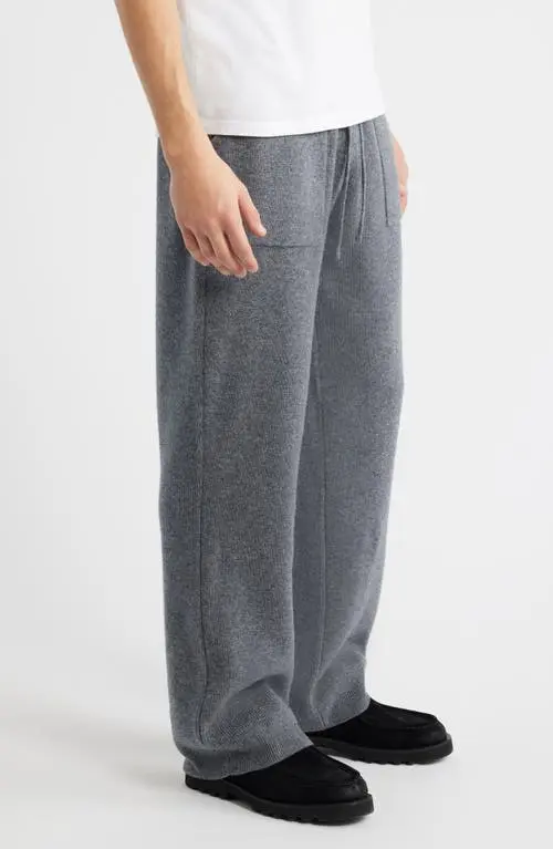 KROST Wide Leg Knit Wool Drawstring Pants