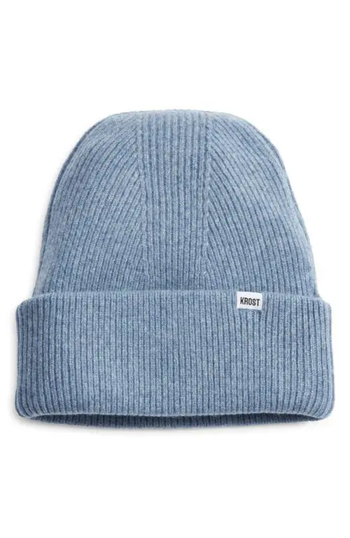 KROST Speckle Wool Beanie - Cashmere Blue