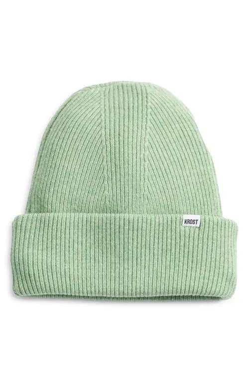 KROST Speckle Wool Beanie - Kelly Green